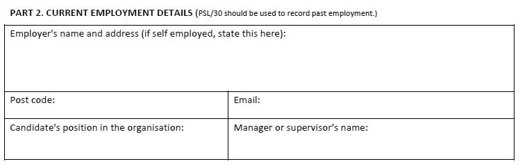 Application form information | Lavender International